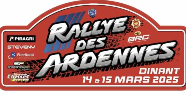 Rallye des Ardennes 2025 – Le formulaire d’engagement est disponible ...
